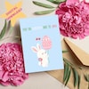 Feliz Pascua Tarjeta, Easter Bunny Card, Spanish Easter Card, Spanish ...