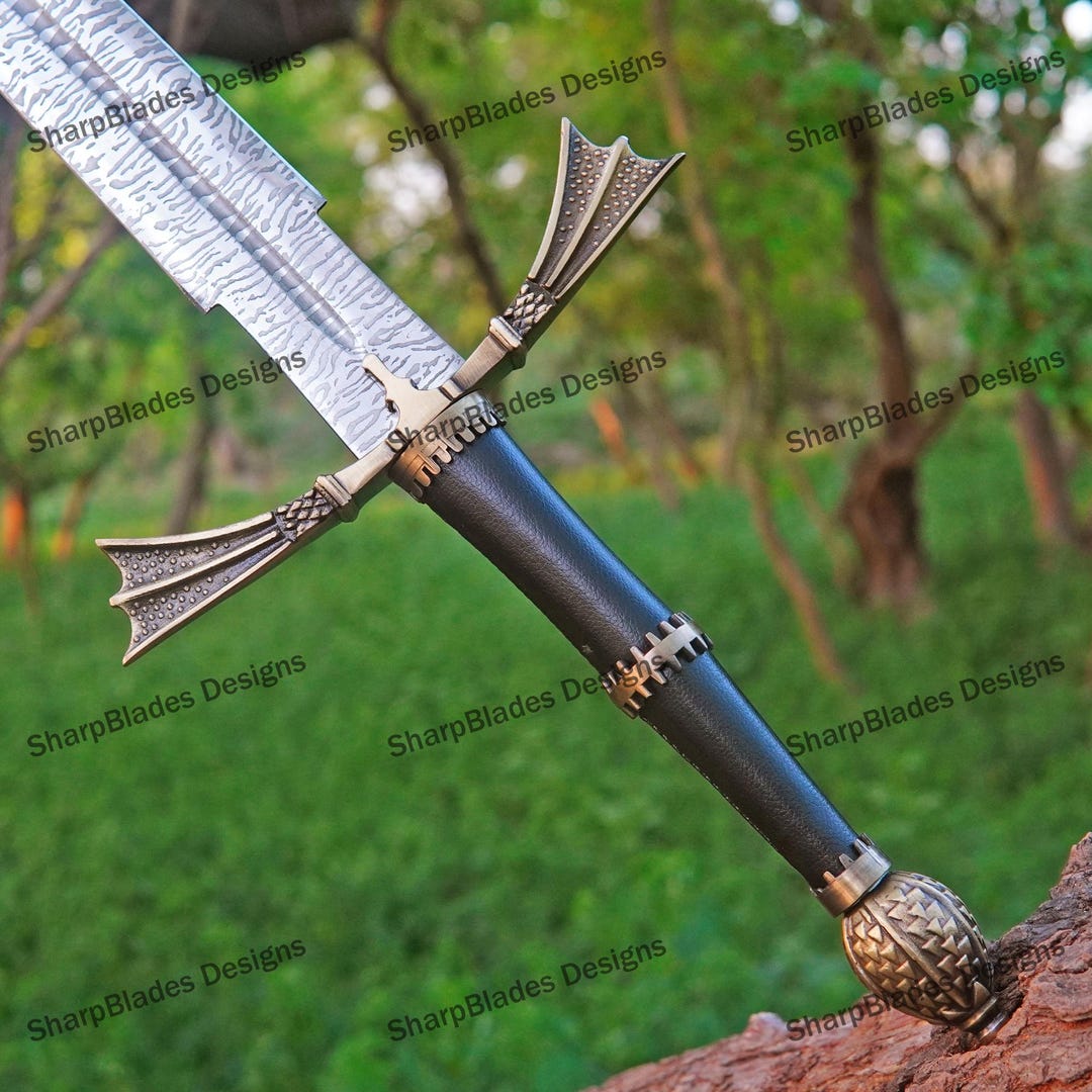 Custom Handmade Medieval Viking Sword Replica Hand Forged Master Sword ...