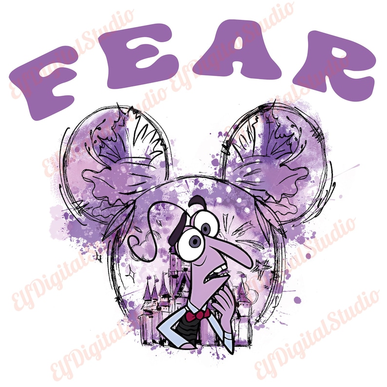 Inside Out 2 Digital PNG Bundle | Disney Emotions Set | Anxiety, Joy ...