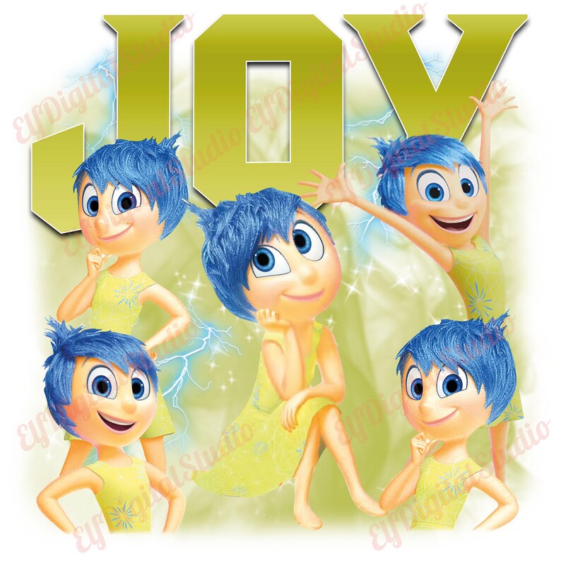 Inside Out 2 PNG Bundle | Emotions Clipart | Digital Download | Sadness ...