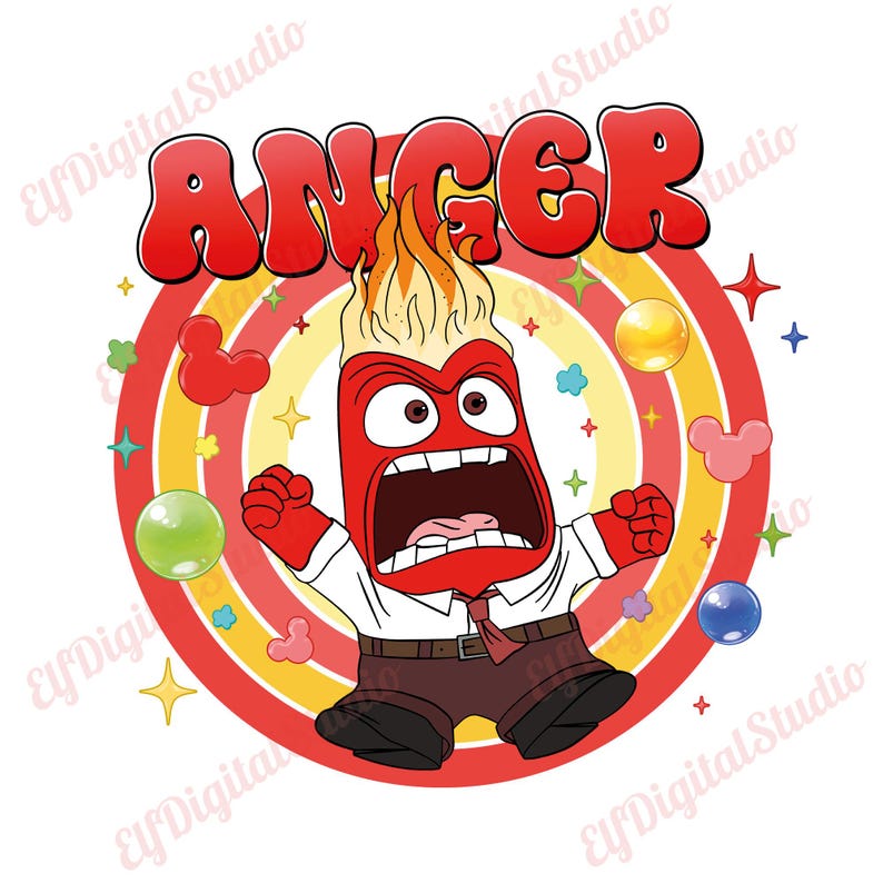 Inside Out 2 Emotions PNG Bundle, Disney Pixar Clipart,inside Out ...