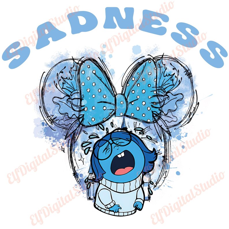 Inside Out 2 Digital PNG Bundle | Disney Emotions Set | Anxiety, Joy ...