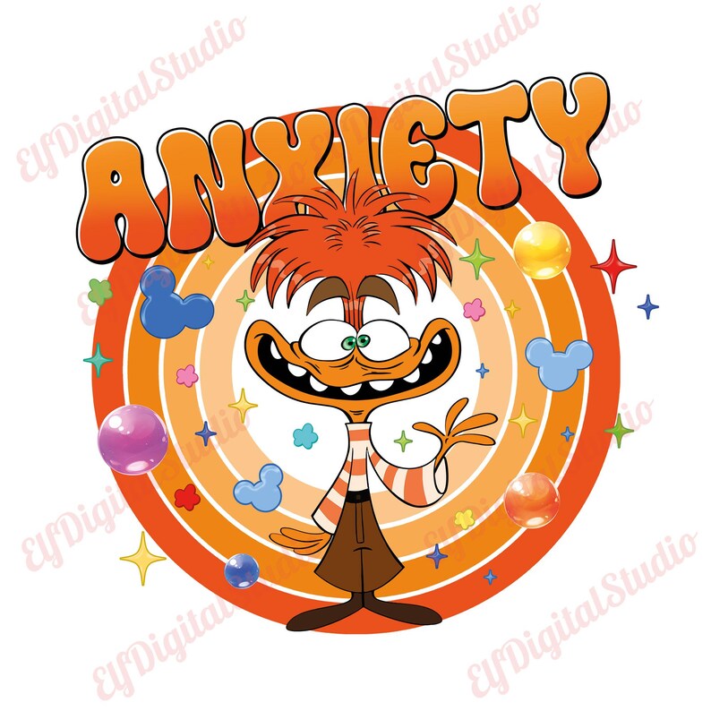 Inside Out 2 Emotions PNG Bundle, Disney Pixar Clipart,inside Out ...