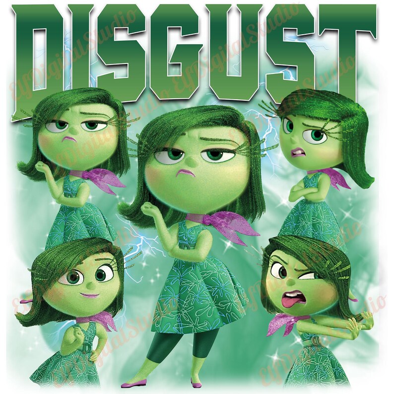 Inside Out 2 PNG Bundle | Emotions Clipart | Digital Download | Sadness ...