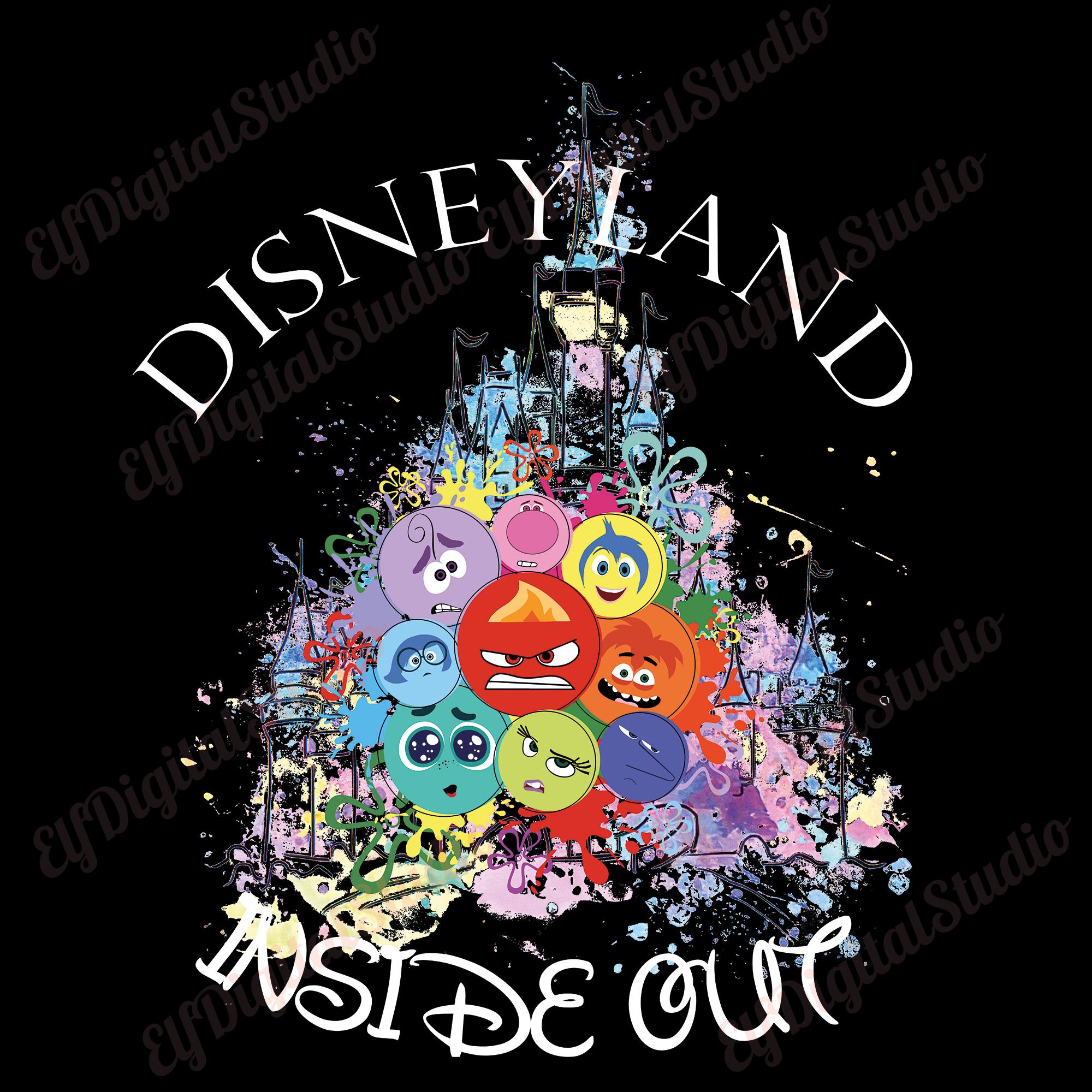 Disneyland Inside Out 2 Emotions PNG Bundle, Disney Pixar Vacation ...