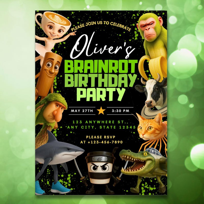 Italian Brainrot Characters Png - Etsy