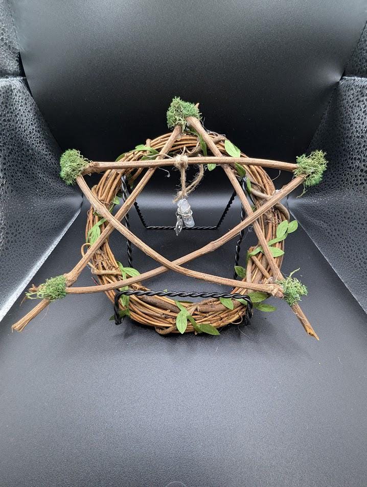 Grapevine Pentacle Wreath - Etsy