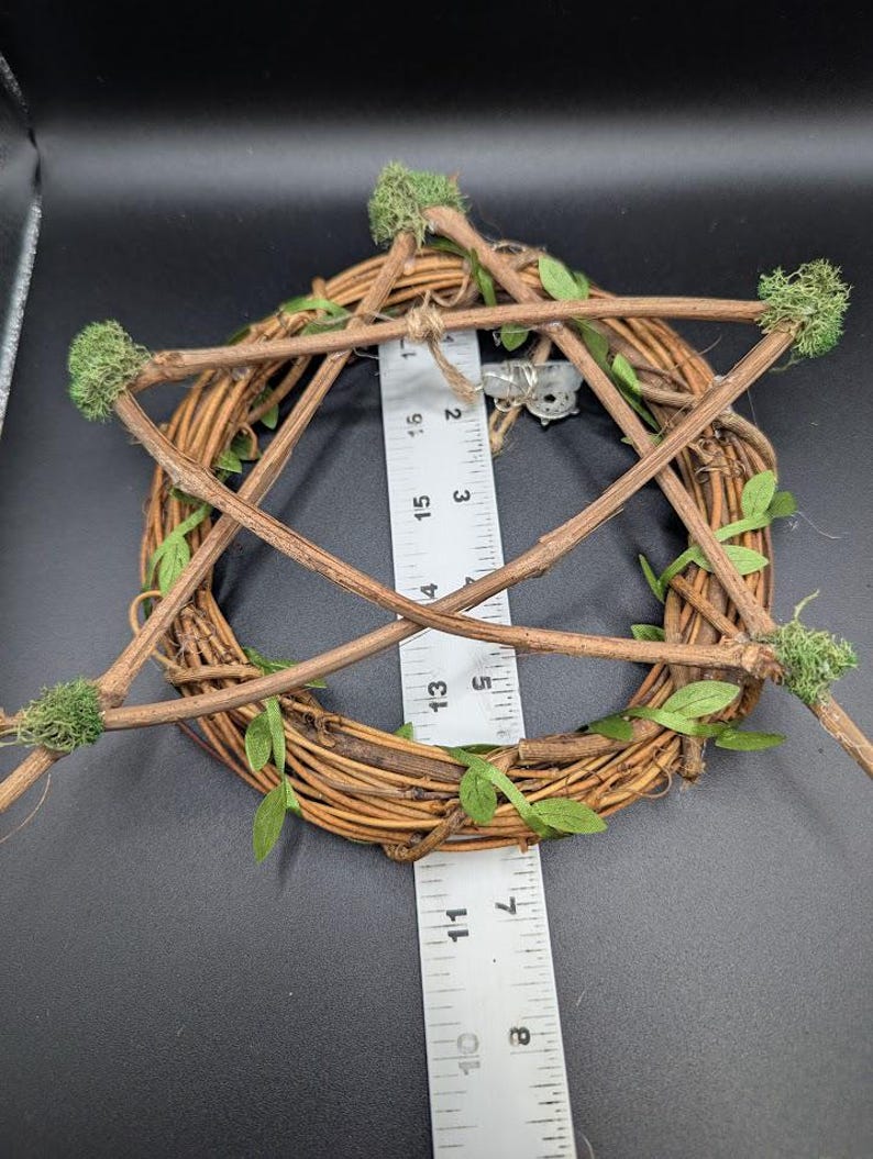 Grapevine Pentacle Wreath - Etsy