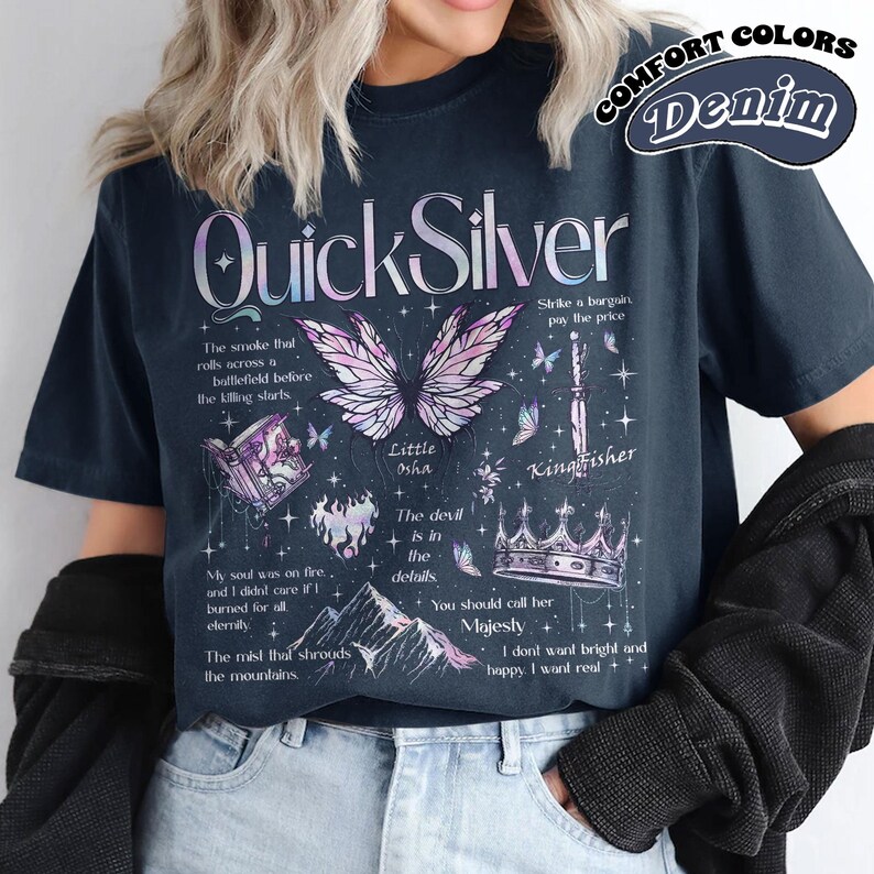 Quicksilver Comfort Colors T-shirt, Little Osha Butterfly T-shirt, Quicksilver Fan Shirt, Saeris ...