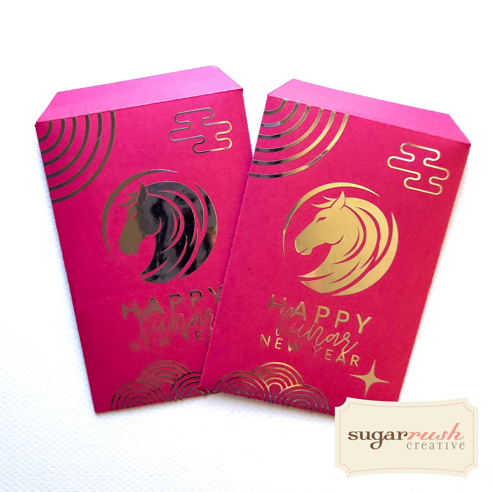 Lucky Envelope for Year of the Horse 2026 - Set of 8 Lunar New Year ...