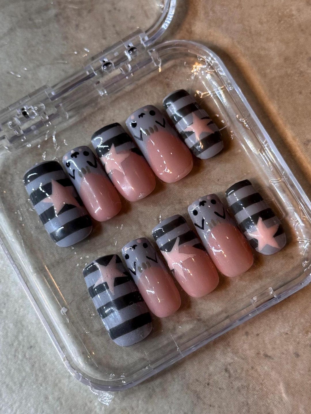 Pusheen Press Ons - Etsy