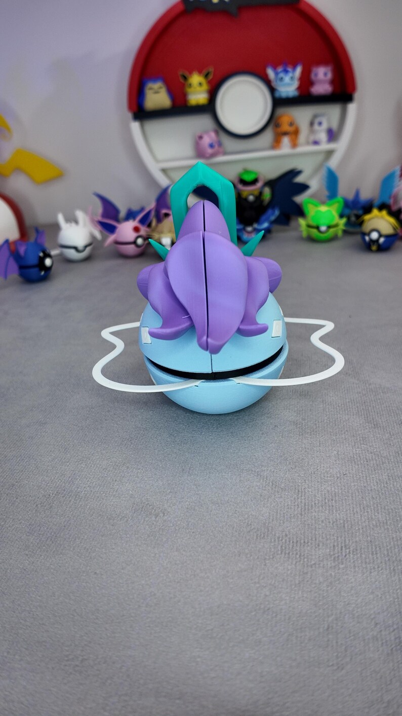Suicune Pokeball – Legendary Pokémon 3D Printed Collectible – Gamer ...