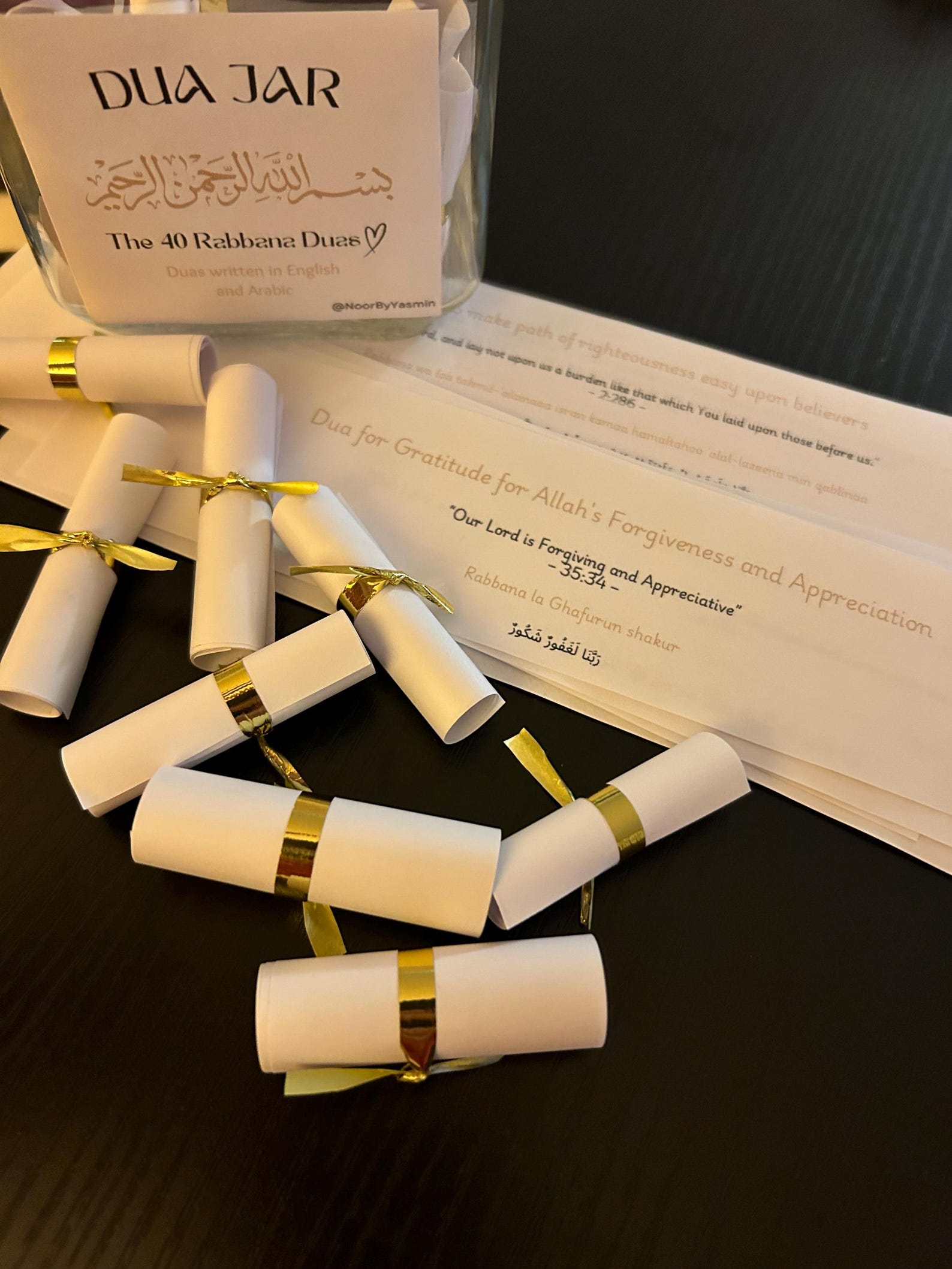 Quran Dua Jar Gift (supplication) - Islamic Reminders Musilm Graduation ...