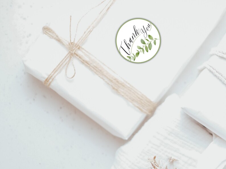 Printable Thank You Tags With Green Border | for Gifts Gifting & Small ...
