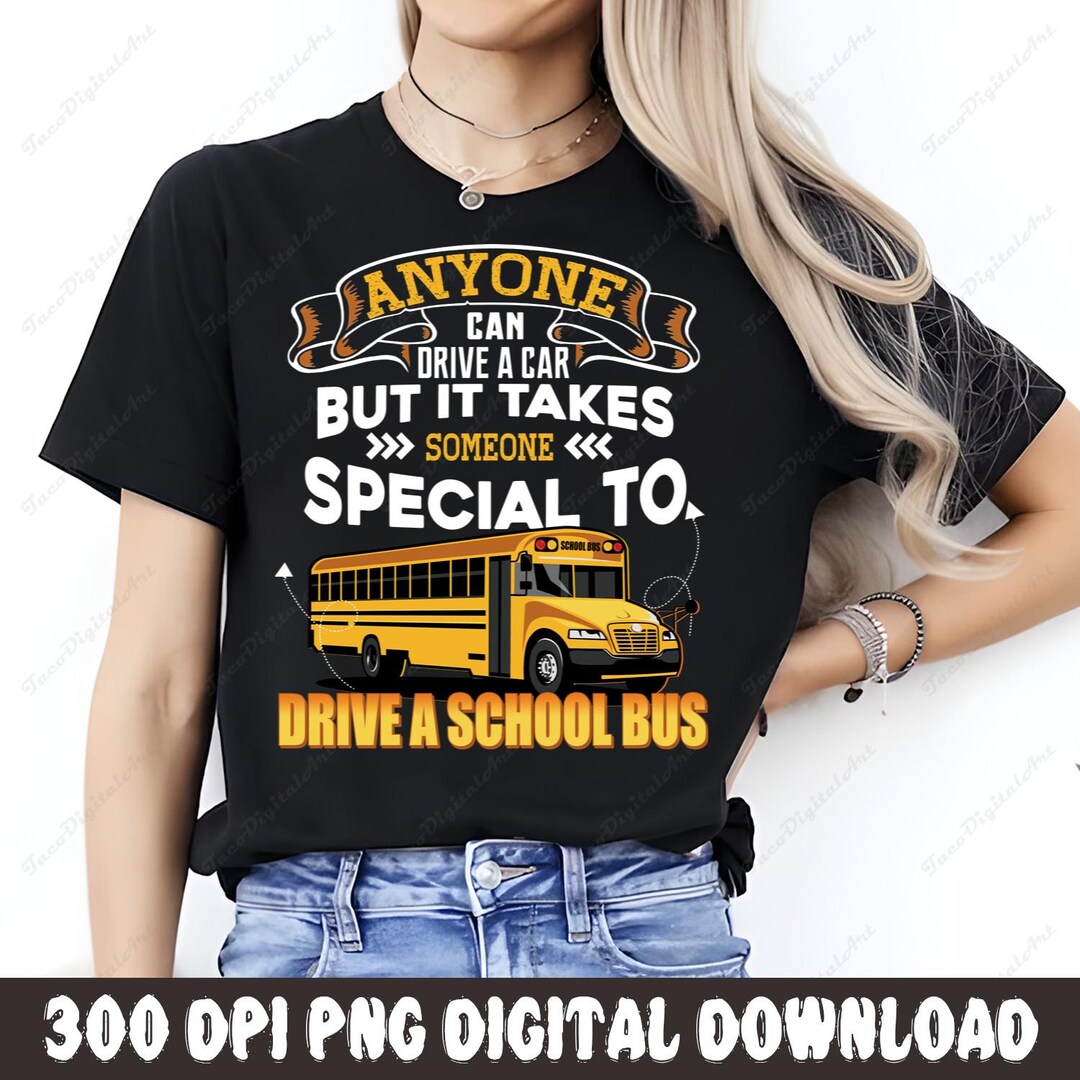 School Bus Driver Shirt, Bus Driver Gift, School Transportation Tee ...