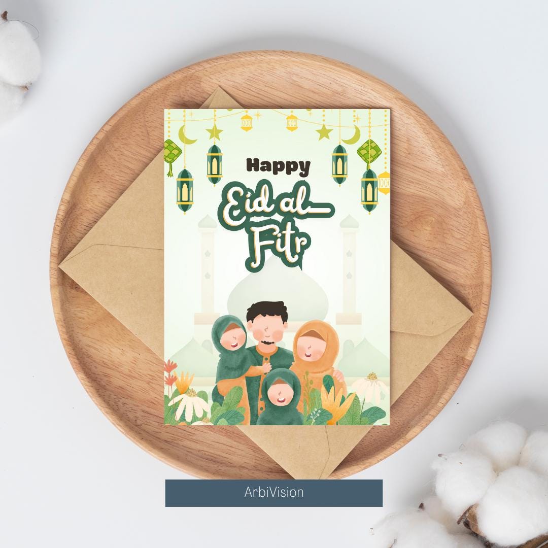 Eid Mubarak Cards, Eid Cards Digital, Printable Eid Greeting Cards, Eid ...