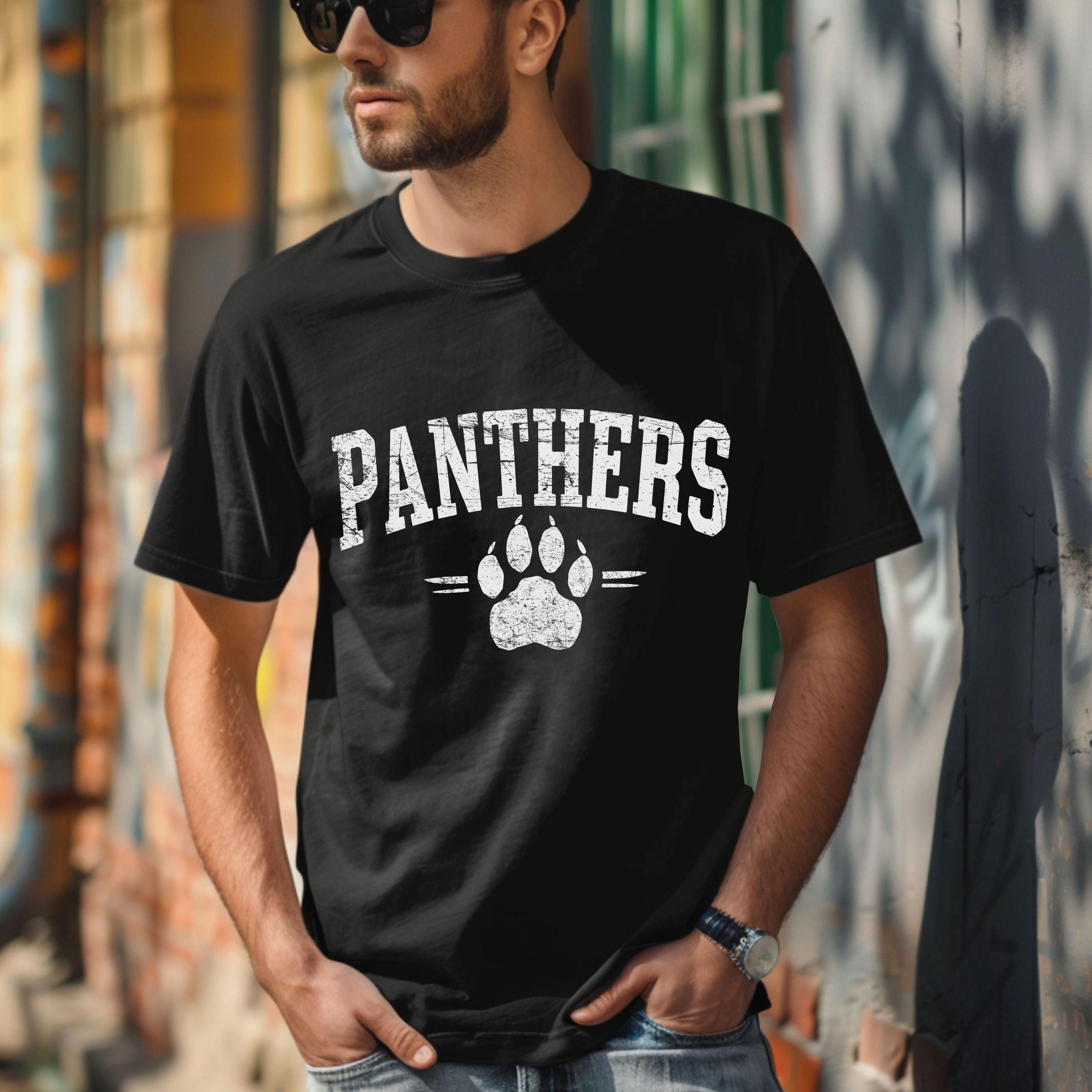 Distressed / Solid Panthers PNG, Game Day Mascot Style Design ...
