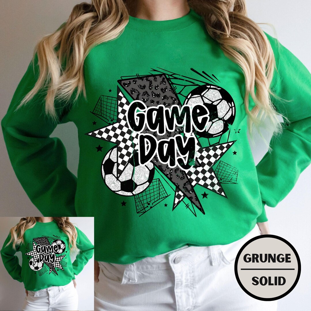 Soccer Game Day PNG – Solid and Distressed Sport Graphic Design ...