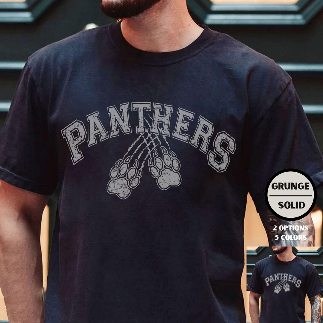 Panther Paw PNG: Distressed & Solid Sublimation Design (digital ...