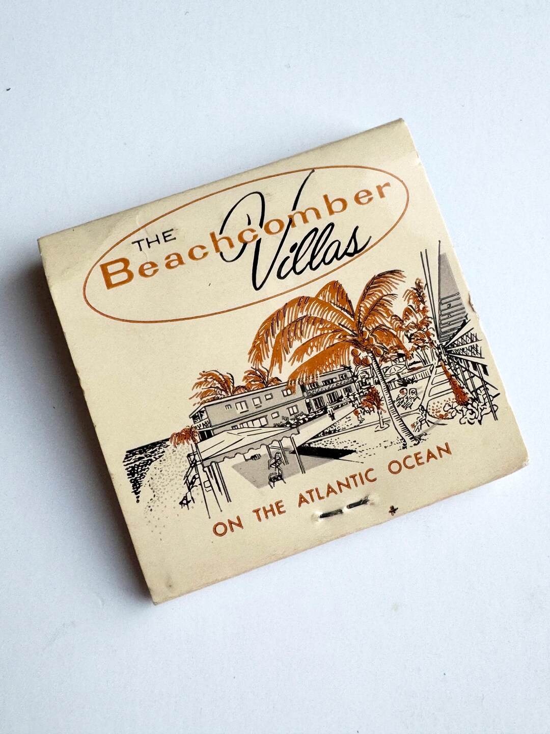 The Beachcomber Villas Vintage Matchbook, Vintage Pompano Beach Florida ...