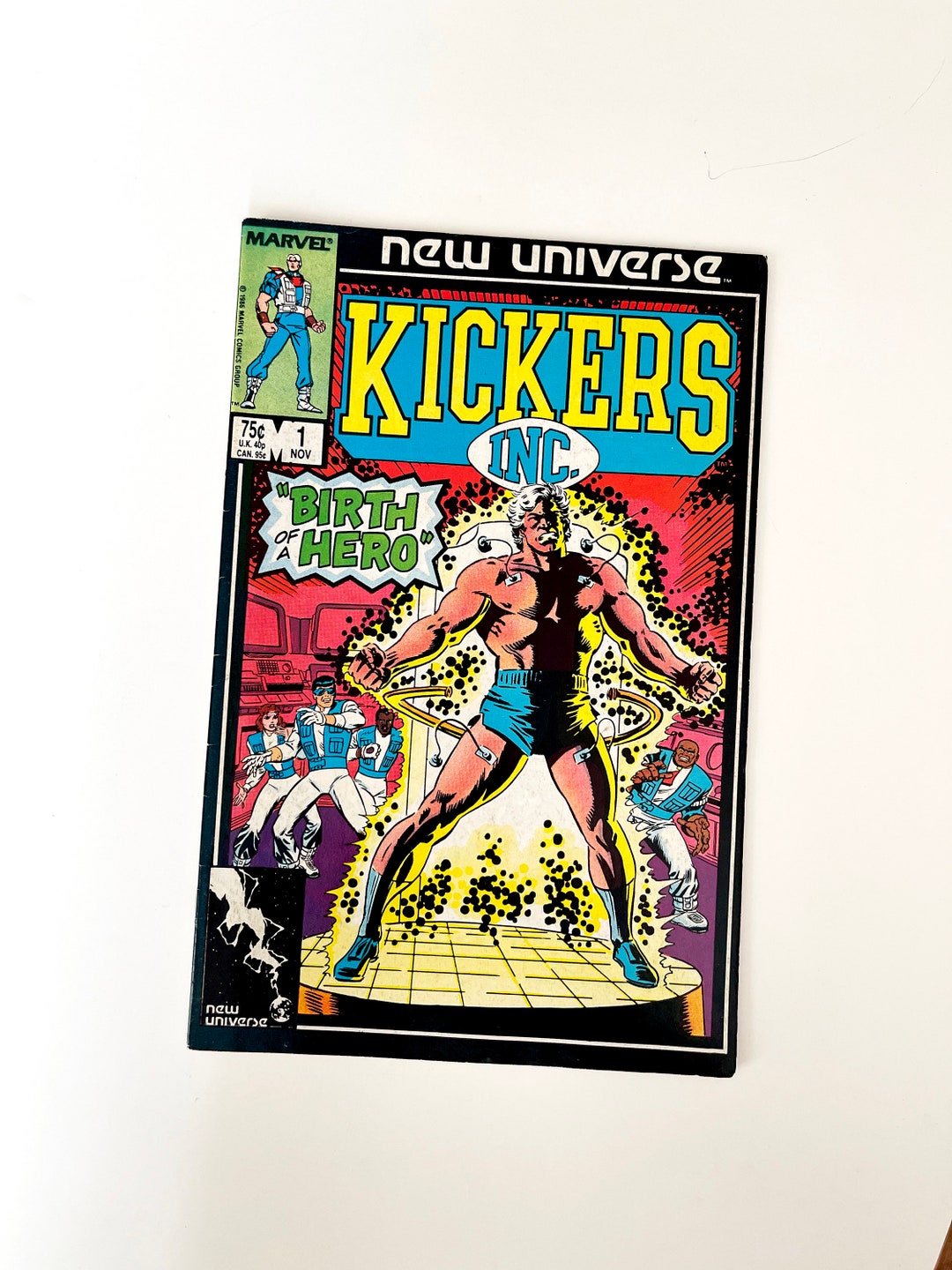 New Universe Kickers Inc. Birth Hero Marvel Comics Book Nov 1 1985 - Etsy