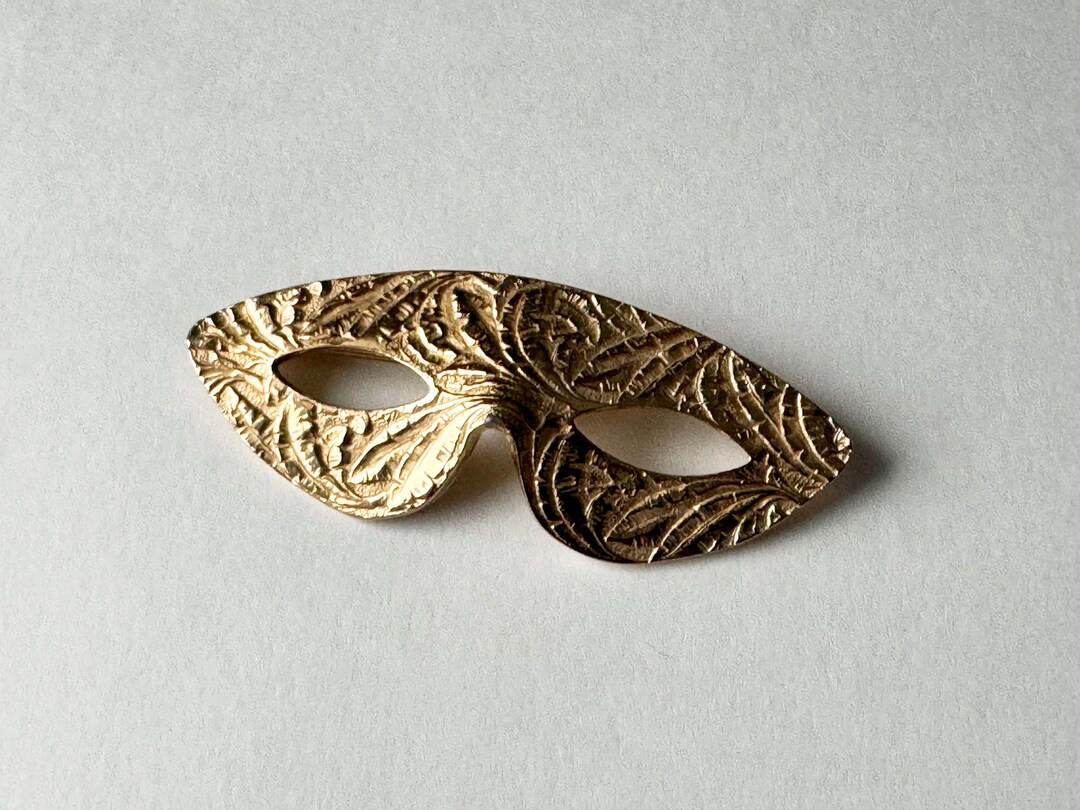 Napier Brooch Signed, Vintage Mask Brooch, Vintage Costume Jewelry ...