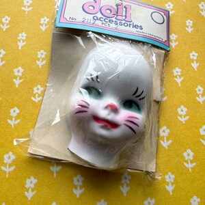 Vintage Plastic Bunny Face Hard Plastic NOS Hong Kong 2 Pc, LAST ONE ...