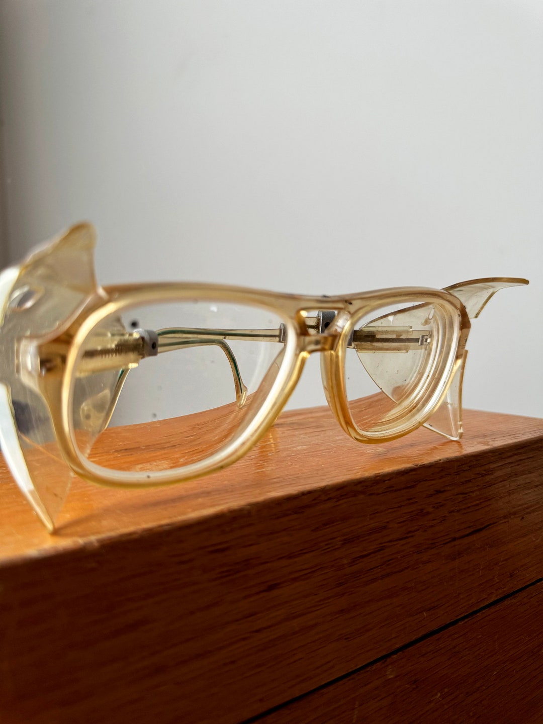 Mid Century Titmus Z87 Glasses With Safety Shields, Titmus Glasses, Mid ...