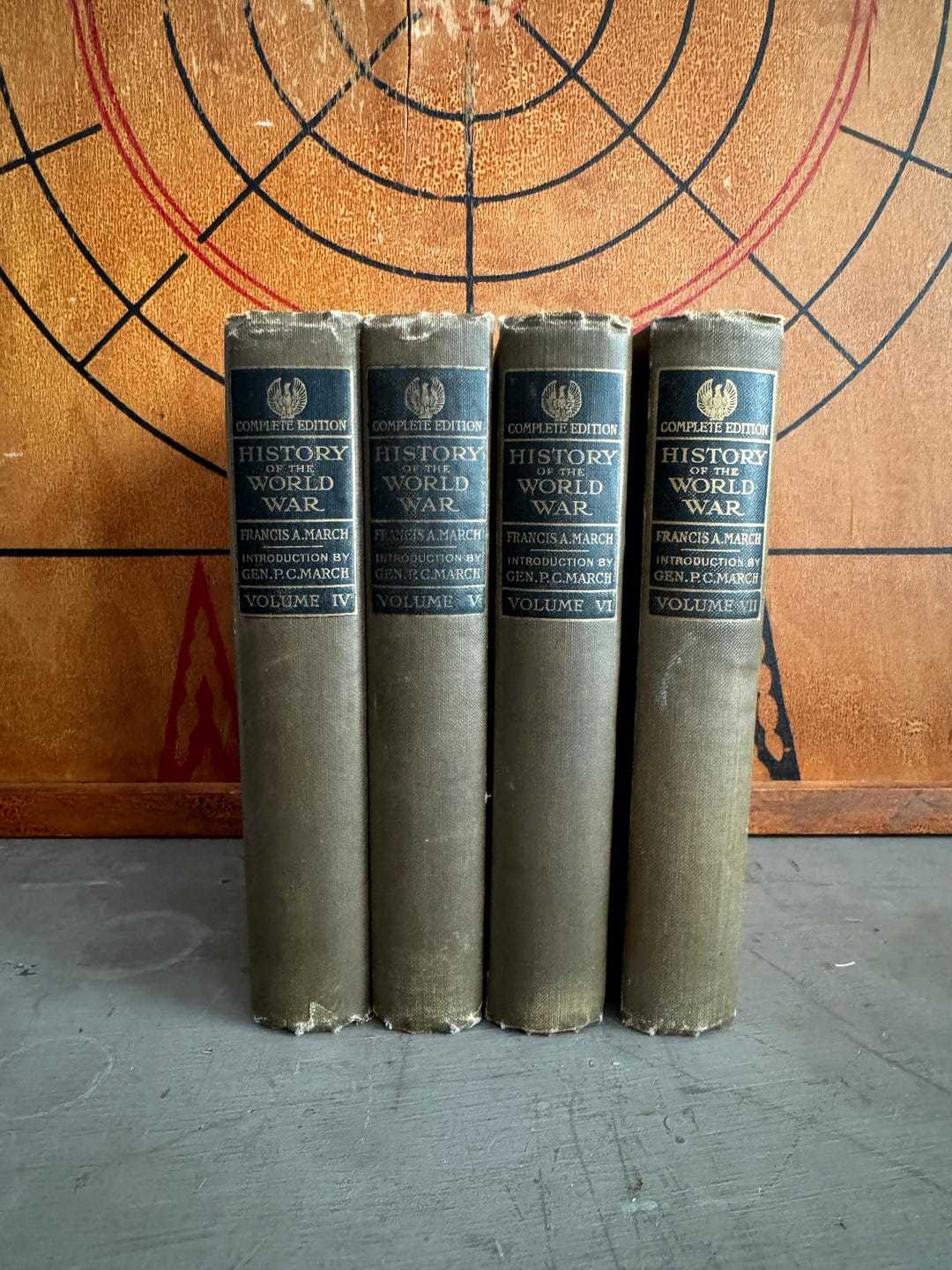 History of the World War Volume 4 - 7 Francis A. March 1st Edition 1919 ...