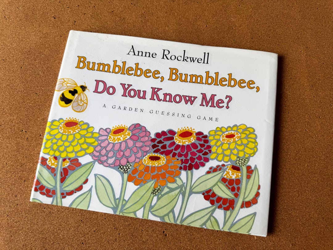 Bumblebee Guessing Game Book, Anne Rockwell, First Edition Vintage Kids ...