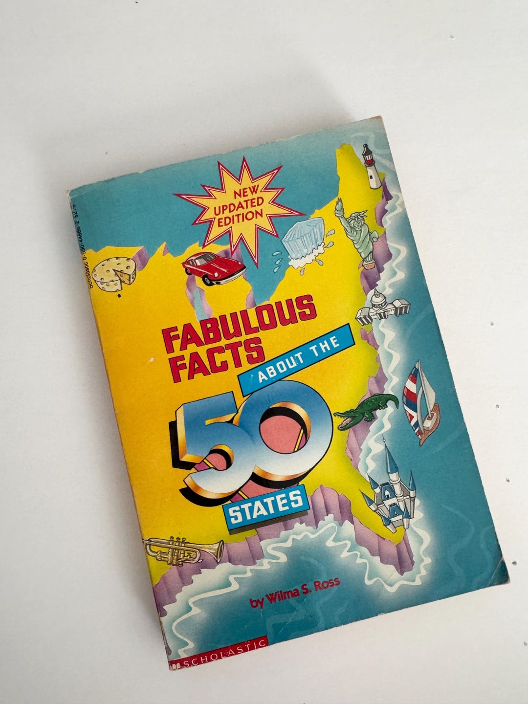 Vintage "fabulous Facts About the 50 States" by Wilma Ross Paperback ...
