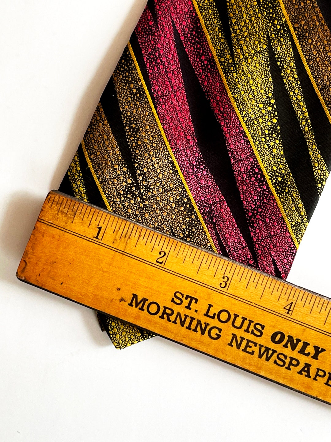 60s Wemlon by Wembley 3.75 Wide Polyester Tie 55 Length for Brown Olive ...