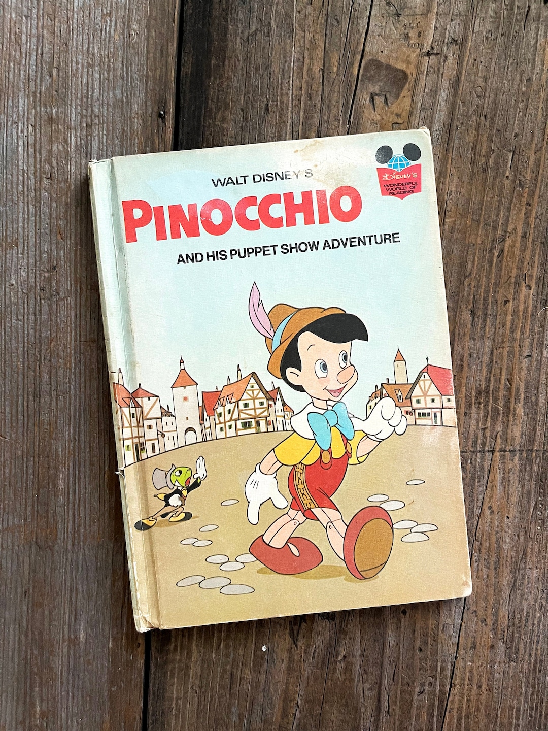 Vintage Pinocchio Book, Walt Disney's Pinocchio and His Puppet Show ...