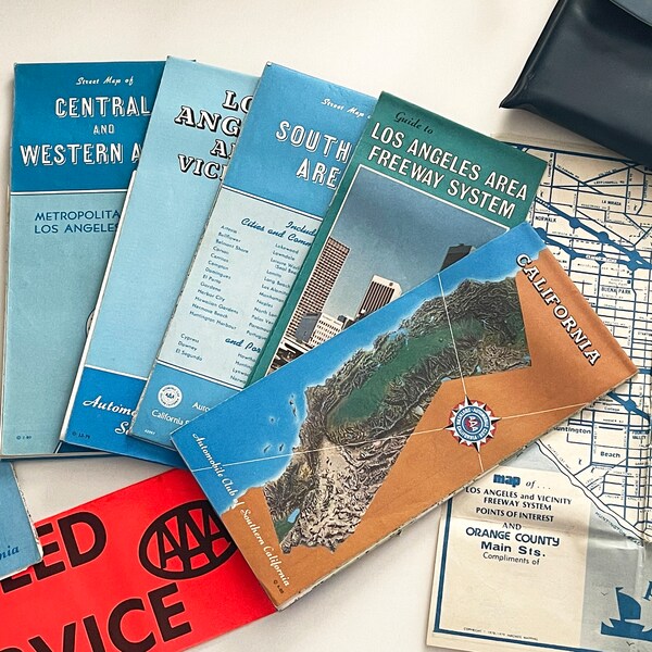 Aaa Map Vintage - Etsy