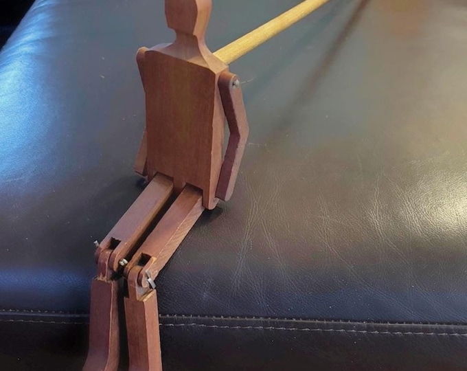Wooden Limberjack Jig Doll Toy, Folk Art, Jointed, Dancing, With Dowel ...