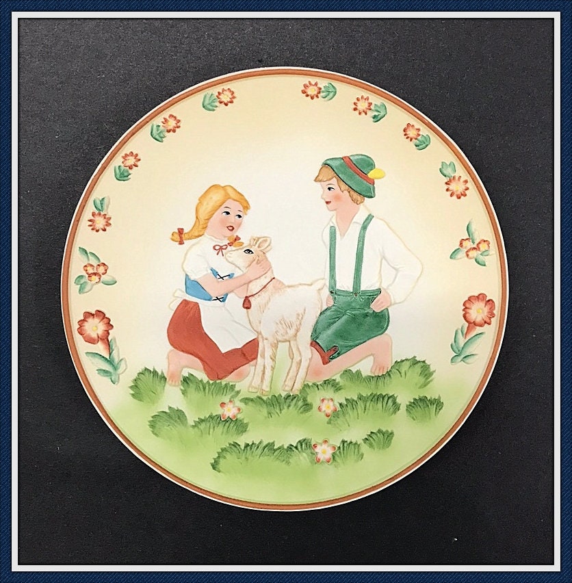 The Story of Heidi Collector Plates Full Series of 6 Bas - Etsy