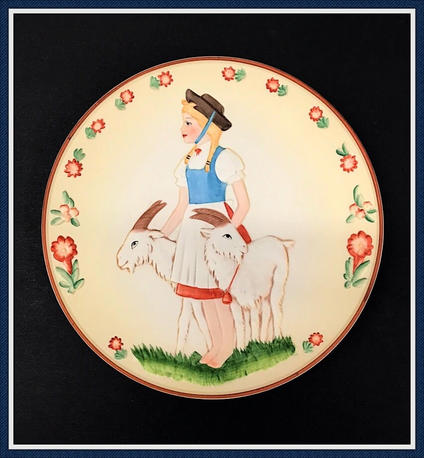 The Story of Heidi Collector Plates Full Series of 6 Bas - Etsy