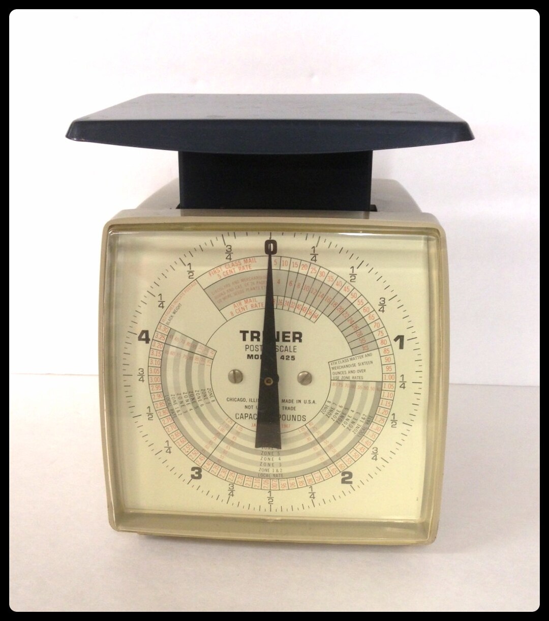 Old Postal Scale 1967 Model 425 Triner 5 Lbs. Capacity - Etsy