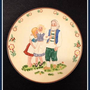 The Story of Heidi Collector Plates Full Series of 6 Bas - Etsy