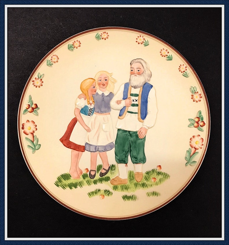 The Story of Heidi Collector Plates Full Series of 6 Bas - Etsy