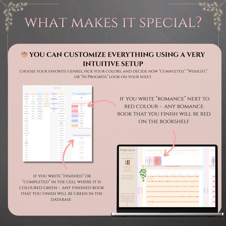 Ultimate Colorful Reading Tracker: Digital Library and Reusable Book ...