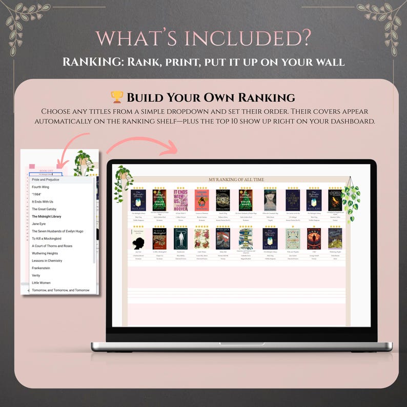 Ultimate Colorful Reading Tracker: Digital Library and Reusable Book ...