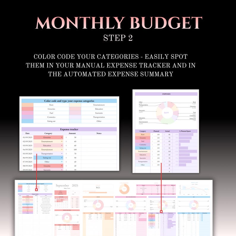 ADHD University Planner: Color-coded Google Sheets (digital Download ...
