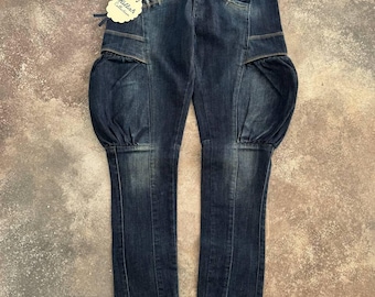 Killah by Miss Sixty Vintage Women's Dark Denim Flared Low Rise Y2K ...