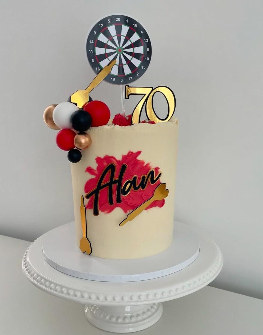 Dart Cake Topper - Etsy