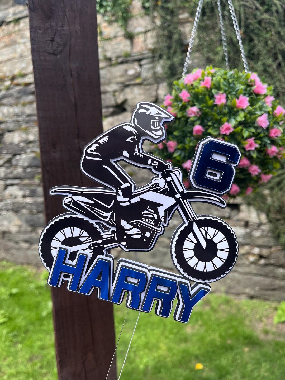 Motorbike Cake Topper | Bike Cake Topper - Etsy