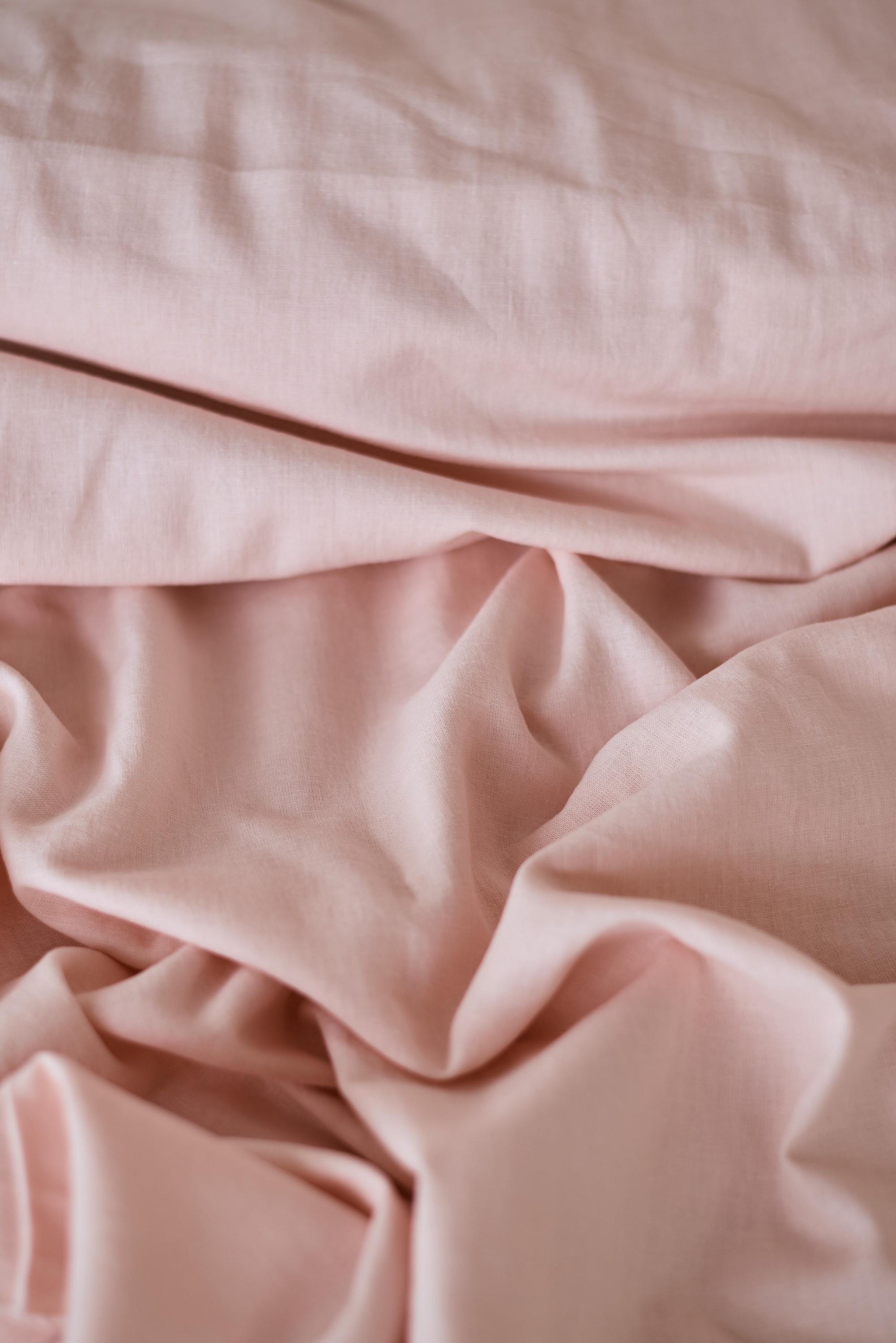 Powder Blue Linen Cotton Mix Fabric, 150 G/m2, Medium Weight, Wide Roll ...