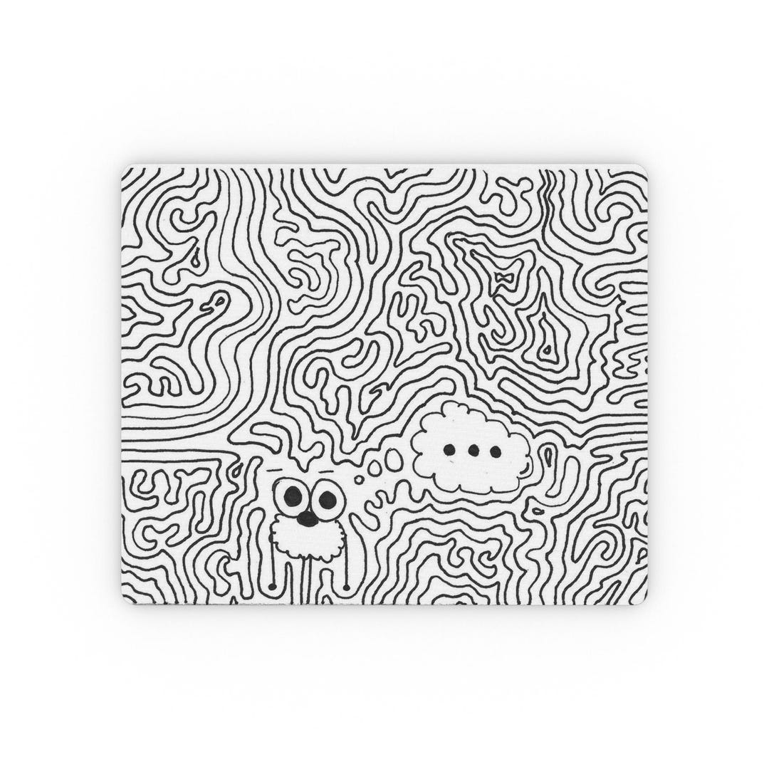 Popcorn Doodles - Mouse Pad - Etsy