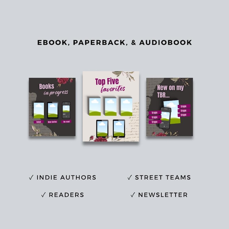Trending Bookstagram Template Monthly Reading Recap Wrap Canva Post ...