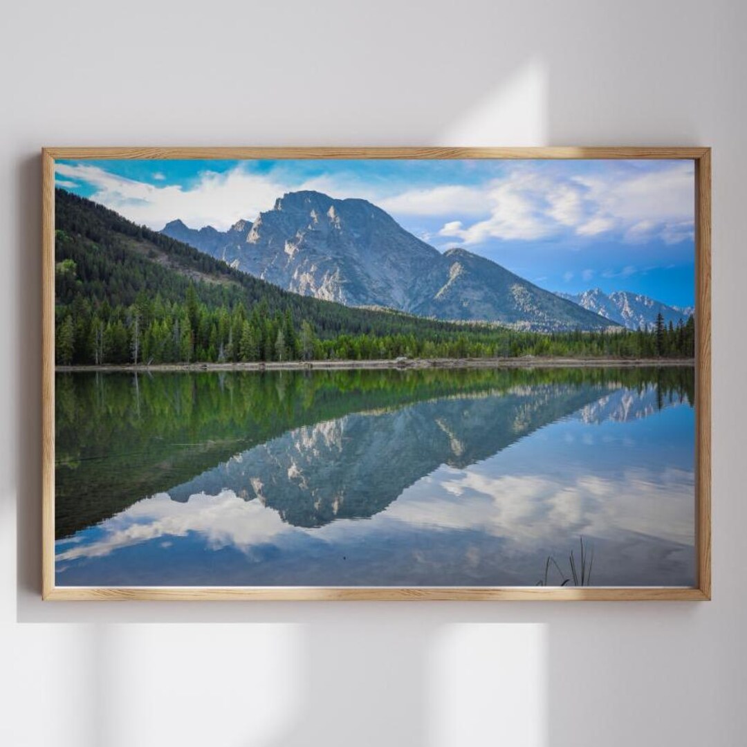Taggart Lake Grand Teton National Park Print, Grand Tetons Wyoming ...
